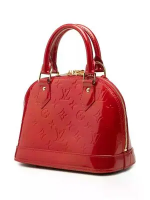 LOUIS VUITTON 2014 Monogram Vernis Alma Bb Satchel
