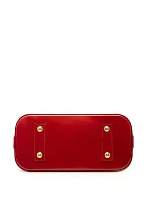 LOUIS VUITTON 2014 Monogram Vernis Alma Bb Satchel