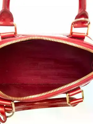 LOUIS VUITTON 2014 Monogram Vernis Alma Bb Satchel