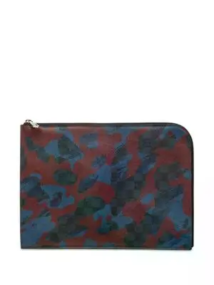 LOUIS VUITTON Damier Cobalt Camouflage Pochette Jour Gm Clutch Bag