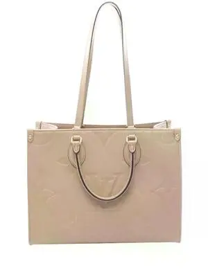 LOUIS VUITTON 2021-2026 Monogram Empreinte Onthego Mm Satchel - Neutrals