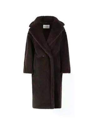 Max Mara Tedgirl Double-breasted Coat - Brown