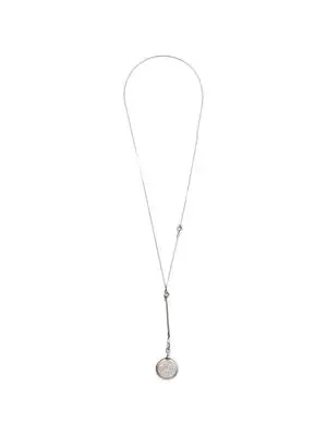 ANN DEMEULEMEESTER Tone Medallion Pendant Necklace - Silver