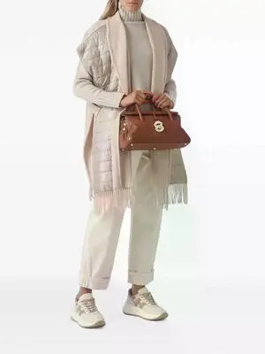 ZANELLATO Postina Stud-embellished Tote Bag - Brown