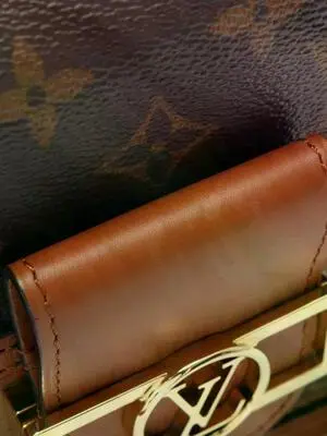 LOUIS VUITTON 2020 Monogram Reverse Mini Dauphine Satchel