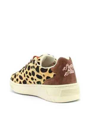 Scotch & Soda Leopard-print Low-top Sneakers