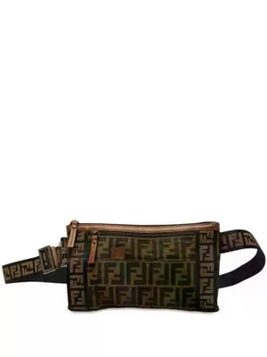 Fendi 2000-2010 Zucca Canvas Belt Bag