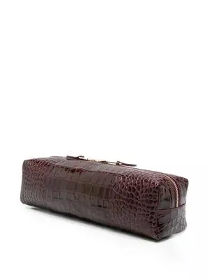 Liviana Conti Croc-effect Clutch Bag