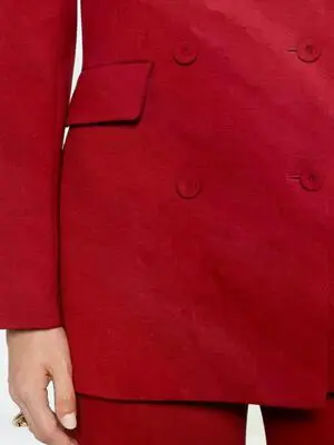 Liviana Conti Crew-neck Double-breasted Coat