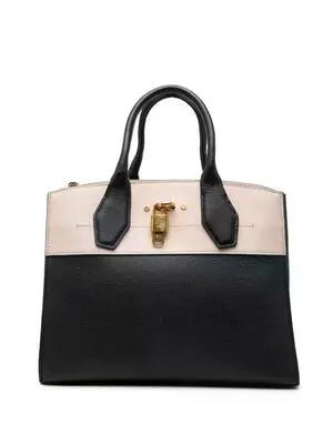 LOUIS VUITTON 2018 Leather City Steamer Pm Satchel