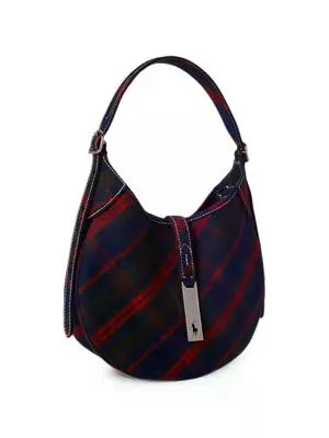 Polo Ralph Lauren Small Tartan-check Shoulder Bag