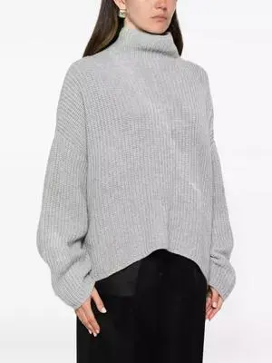 Liviana Conti Curved-hem Sweater