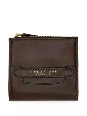 THE BRIDGE Logo-print Leather Wallet - Brown