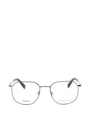 Philipp Plein Geometric-frame Glasses - Black