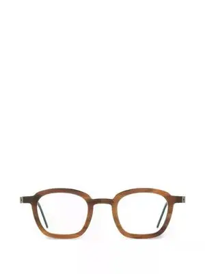 LINDBERG Square Frame Eyeglasses - Brown