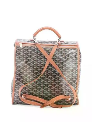 Goyard Saint Leger Briefcase Coated Canvas Backpack
