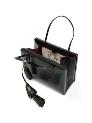 Magda Butrym Flower-pendant Leather Tote Bag