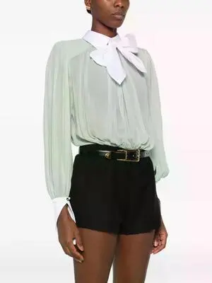 Elisabetta Franchi Pleated Blouse