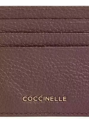 COCCINELLE Metallic Small Leather Card Holder