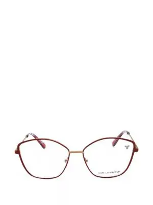 Karl Lagerfeld Logo-detail Glasses - Red