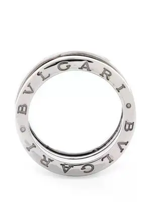 BVLGARI B.zero1 Two Band 18k White Gold Ring - Silver
