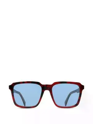 Paul Smith Newington Tortoiseshell-effect Sunglasses - Red
