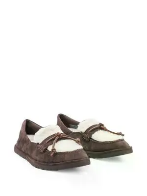 UGG Zora Shearling-trim Loafers