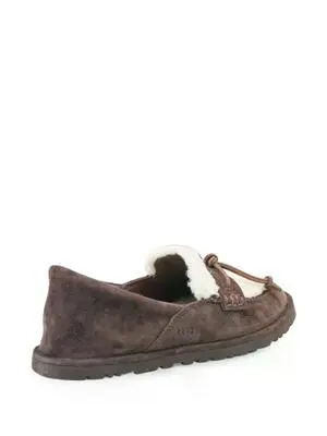 UGG Zora Shearling-trim Loafers