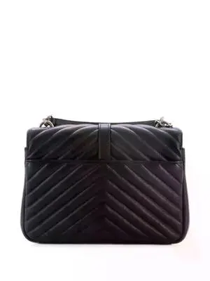 Saint Laurent Classic Monogram College Bag Matelasse Chevron Leather Medium Crossbody Bag