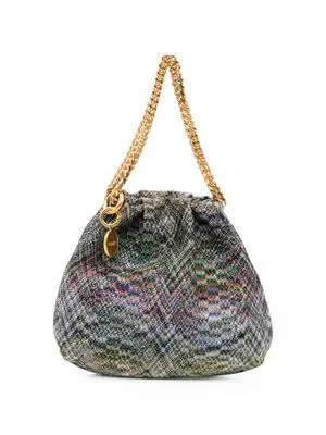 Missoni Stereo Flame Pattern Drawstring Tote Bag