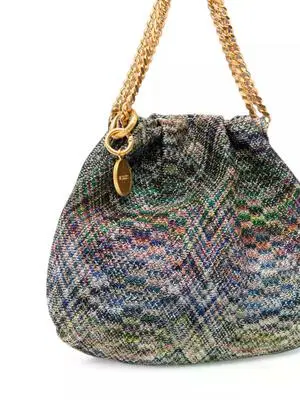 Missoni Stereo Flame Pattern Drawstring Tote Bag