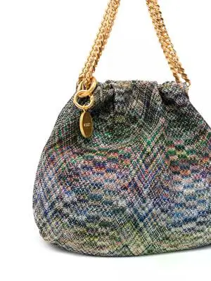 Missoni Stereo Flame Pattern Drawstring Tote Bag