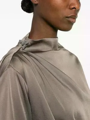 Fabiana Filippi Feather-trim Draped Top