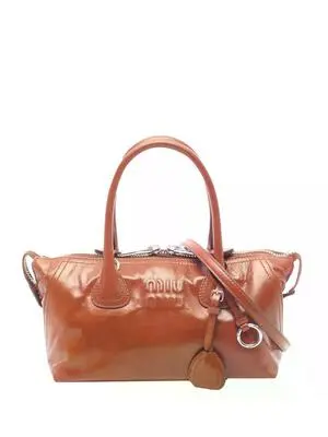 Miu Miu 2020-2026 Nappa Satchel - Brown