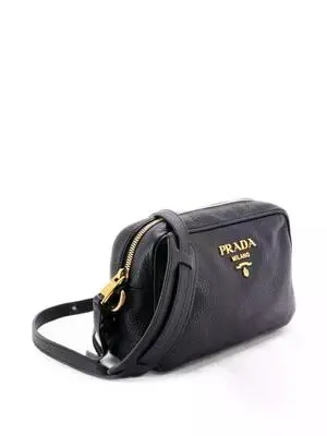 Prada Dual Strap Camera Bag Vitello Daino Crossbody Bag
