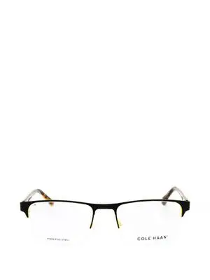 Cole Haan Rectangle Frame Eyeglasses - Black