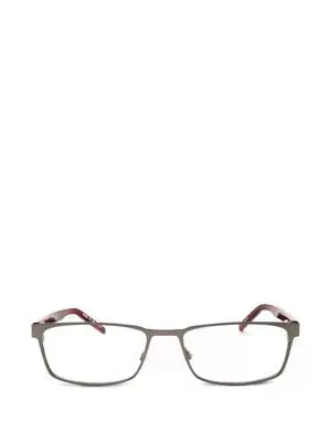 Hugo Rectangle Frame Eyeglasses - Silver