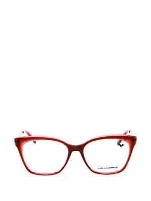 Karl Lagerfeld Cat-eye Frame Glasses - Pink