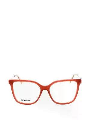 Moschino Rectangle-frame Glasses - Red