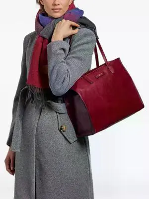 THE BRIDGE Mirra Leather Tote Bag - Red