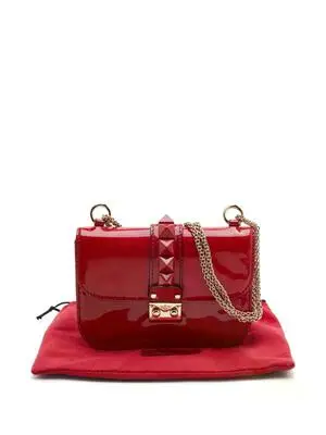 Valentino Garavani Glam Lock Shoulder Bag - Red