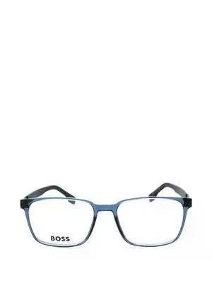 BOSS Rectangle-frame Glasses - Blue