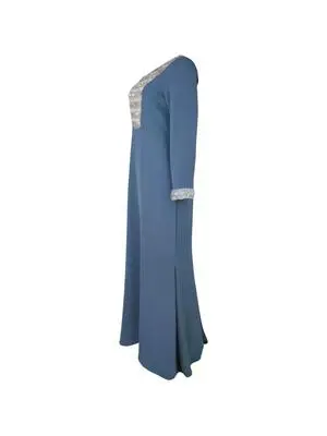 LOODYANA Sequined Long Sleeve Maxi Dress