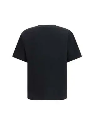 Bottega Veneta Pima Cotton Jersey T-shirt With Pocket - Black