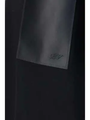 Bottega Veneta Pima Cotton Jersey T-shirt With Pocket - Black