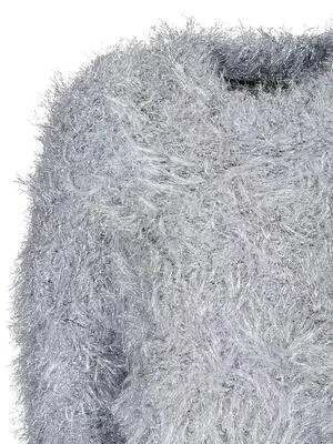 Junya Watanabe Metallic-effect Eyelash-knit Sweater