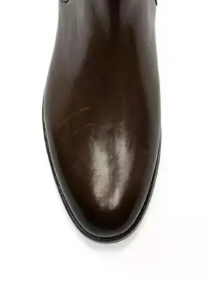 Officine Creative Elasticated-panel Leather Boots
