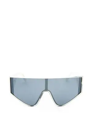 Karl Lagerfeld Shield Geometric-frame Sunglasses - Neutrals