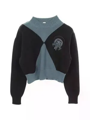 Hermès 2010s Candy Libris Cropped Sweater