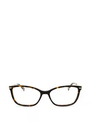 Missoni Tortoiseshell-effect Rectangle Frame Eyeglasses - Brown